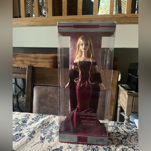 Barbie | Accents | Barbie Birthstone Collection Doll January Garnet ...